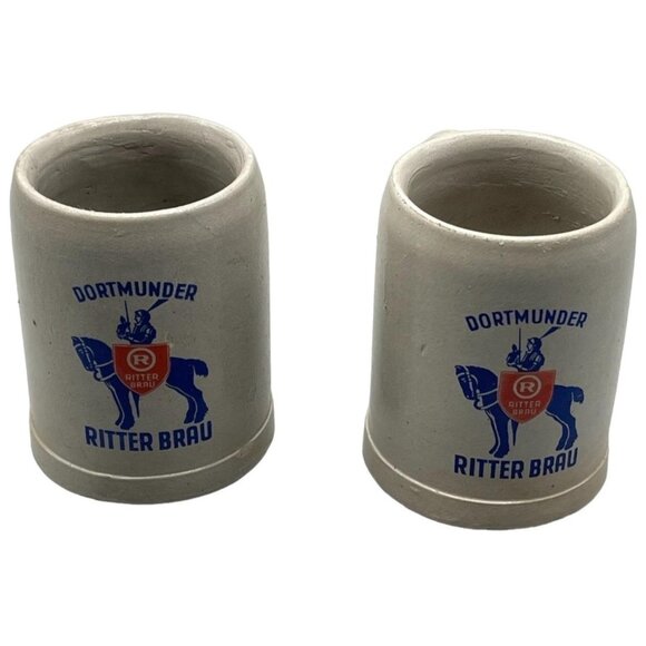 Dortmunder Ritter Brau | Dining | Vintage Handmade Set Of 2 Dortmunder ...